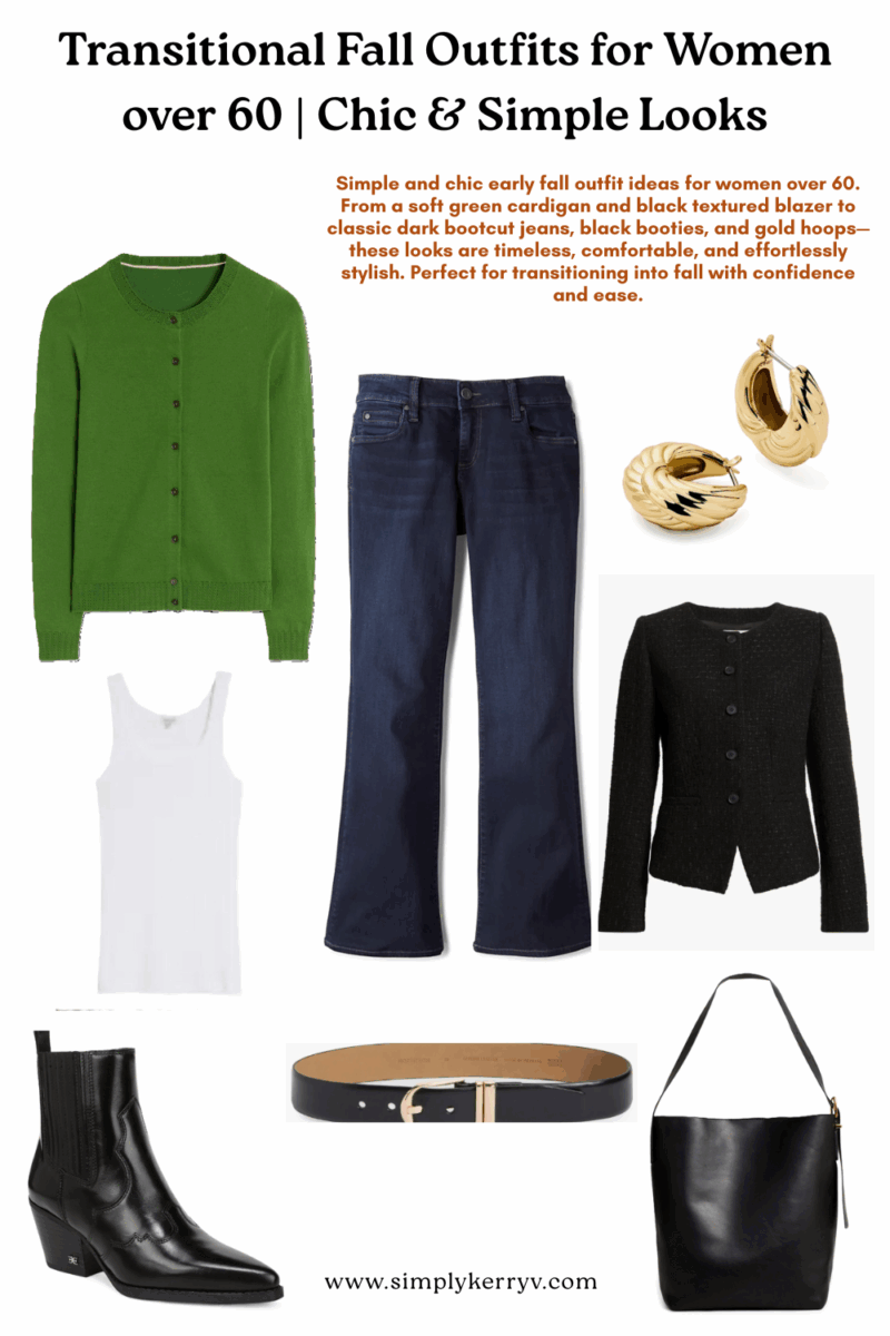Early Fall Outfit Ideas – Transitional Fall Outfits for Women Over 60 ...